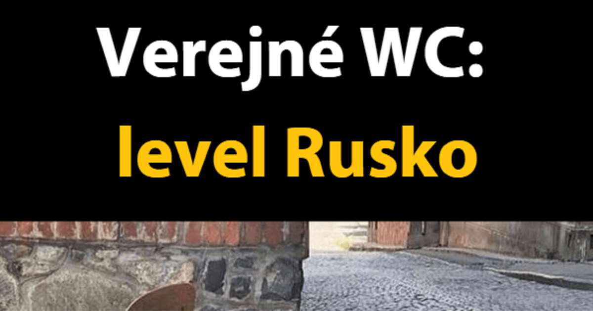 Verejné WC môže vyzerať aj takto | Meme