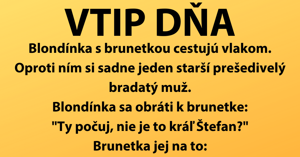 VTIP DŇA: vtipná cesta vlakom v kupé | Meme