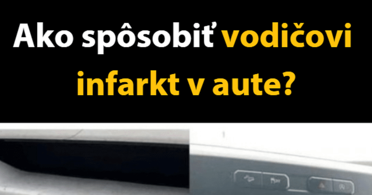 Infarkt v aute | Meme