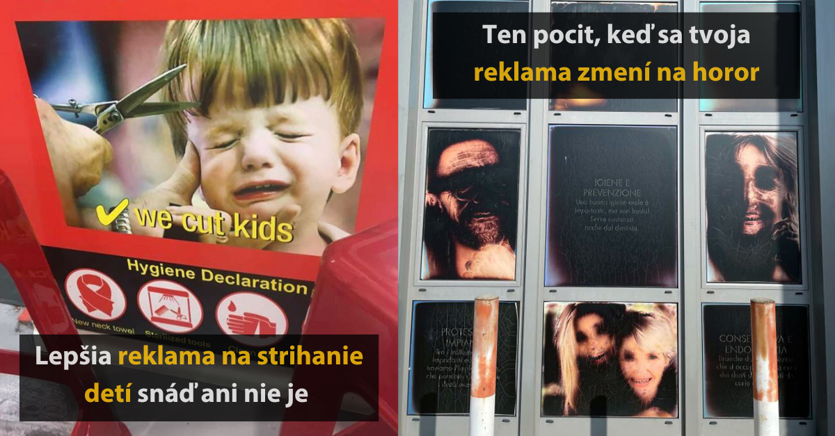 15 reklám, ktoré nevyšli podľa predstáv