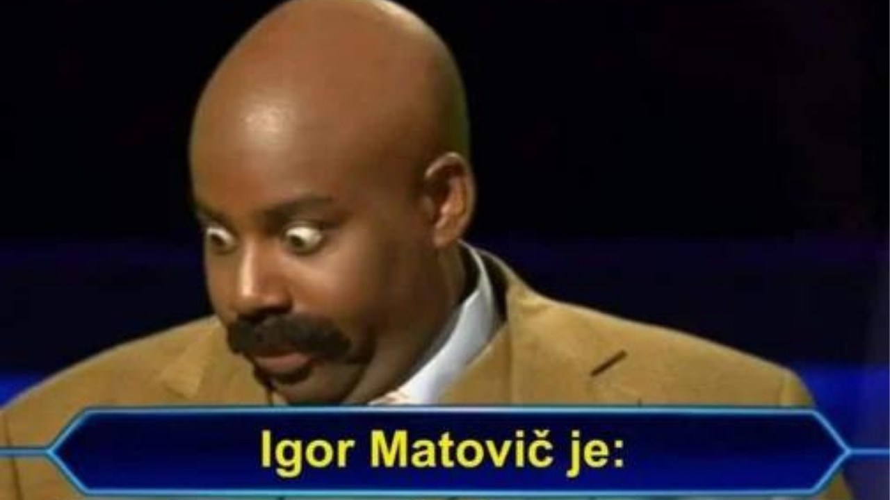 Igor Matovič a odpoveď za milión