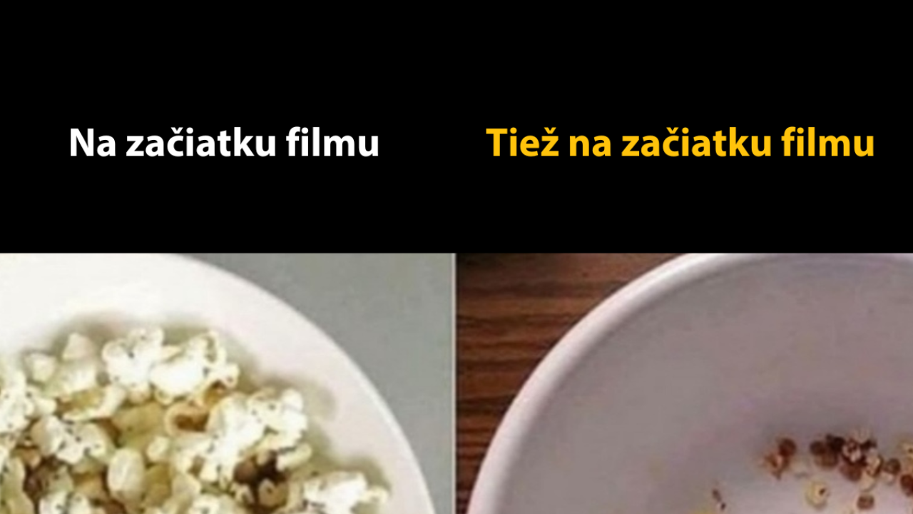 Snack pred filmom
